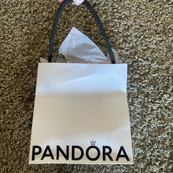 Pandora | Jewelry | Pandora White Gift Bag | Poshmark